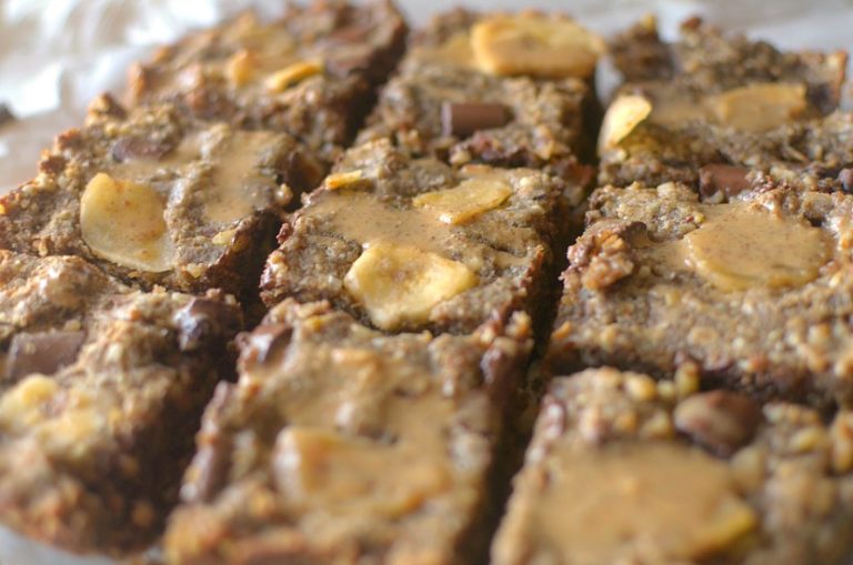 The BEST Chunky Monkey Paleo Breakfast Bars