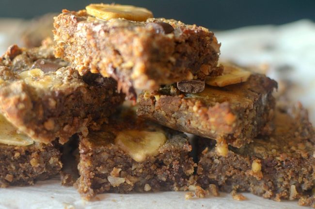 The BEST Chunky Monkey Paleo Breakfast Bars