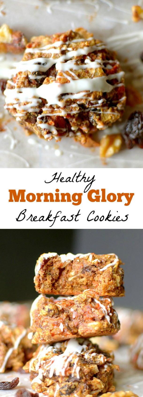 EASY Morning Glory Breakfast Cookies {Paleo + Vegan}